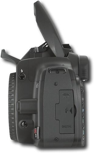 Best Buy: Canon EOS Digital Rebel XTi 10.1MP Digital SLR Camera Black ...