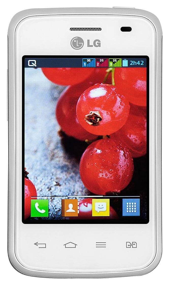 Best Buy: LG Optimus L1 II Dual Cell Phone (Unlocked) E415 WHITE
