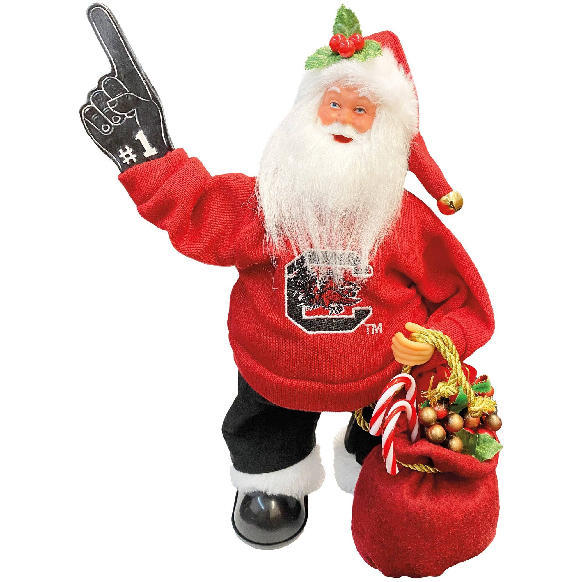 Santa's Workshop South Carolina Gamecocks 12" Animated Musical Santa ...