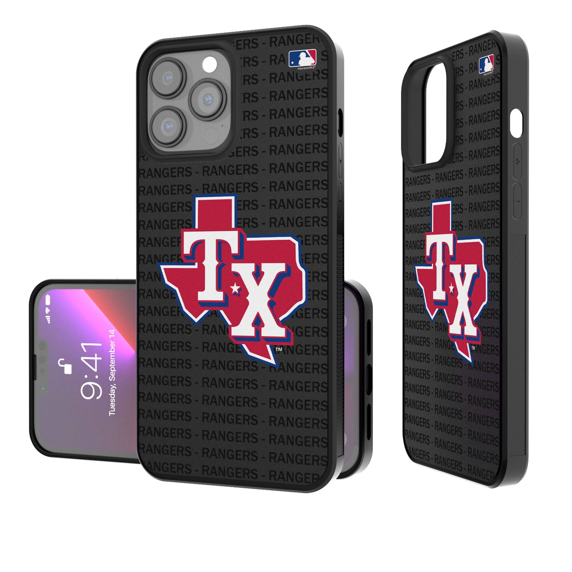 Keyscaper MLB Texas Rangers State Logo iPhone Text Backdrop Design Bump ...