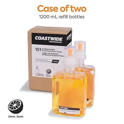 Coastwide Professional J Series Antibacterial Foaming Hand Soap, Citrus, 1200 mL, 2/Carton ...