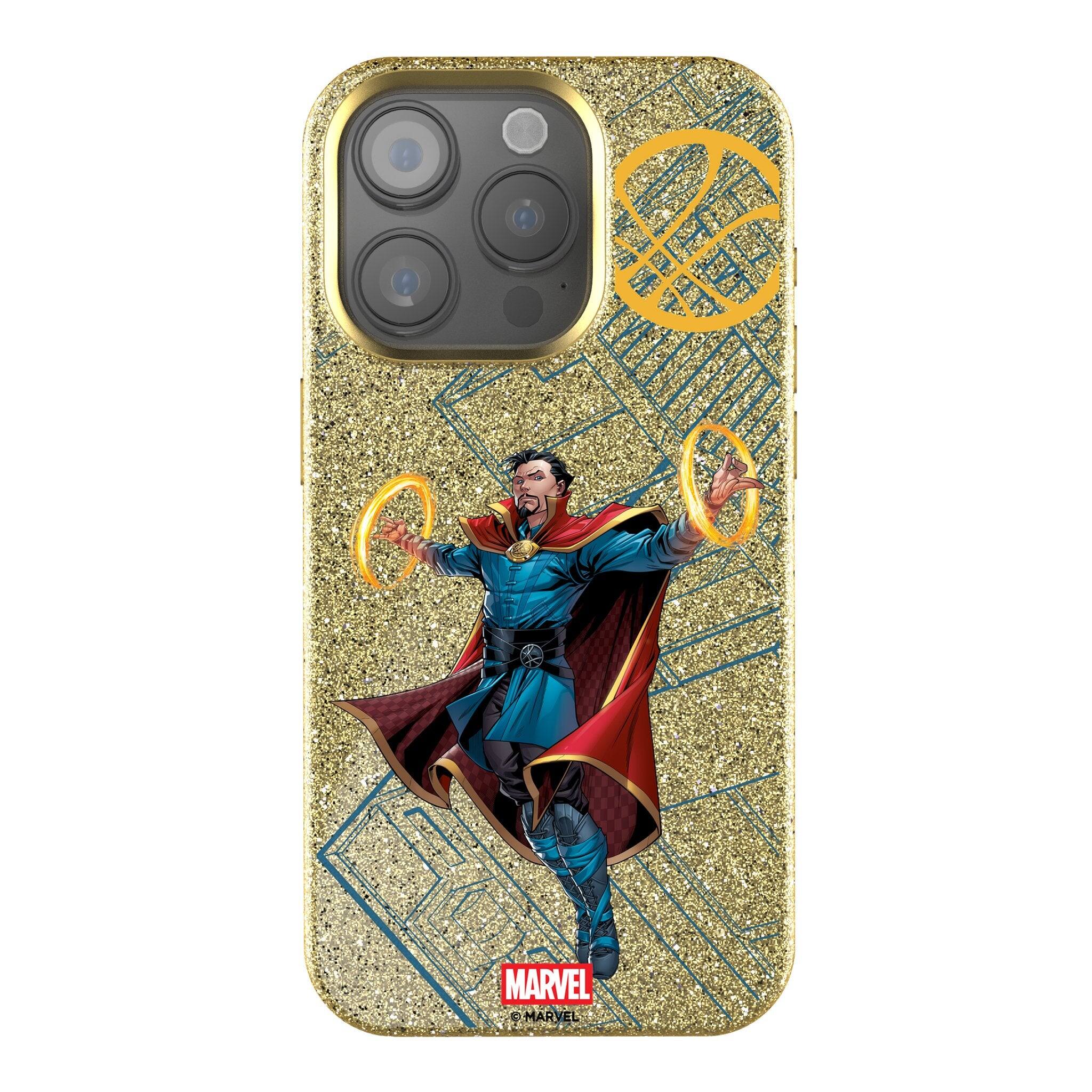 Keyscaper Marvel MechLine Gold Bling Phone Case Apple iPhone 15 Pro Max ...