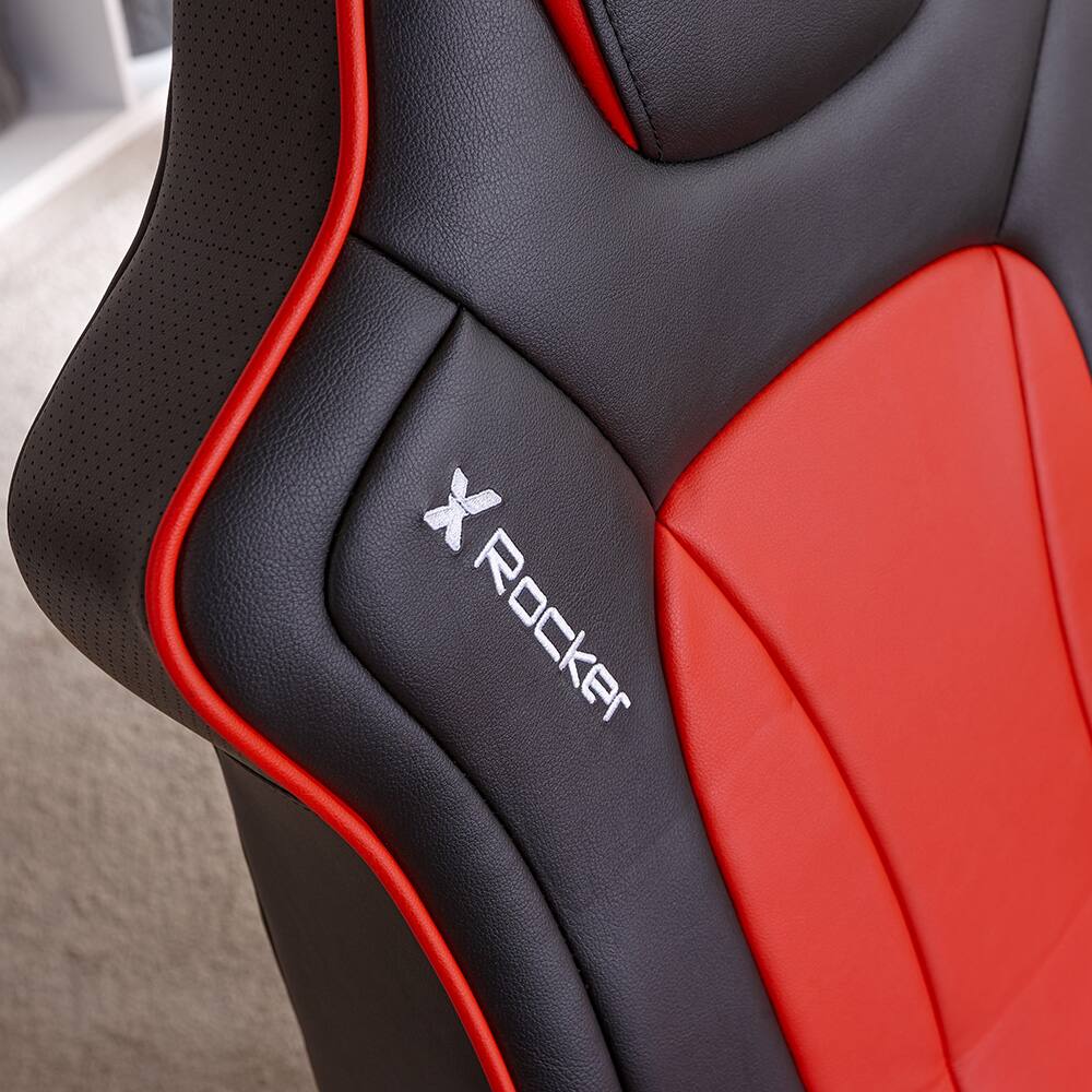 Customer Reviews: X Rocker Torque Pedestal Gaming Chair Red 5108801 ...
