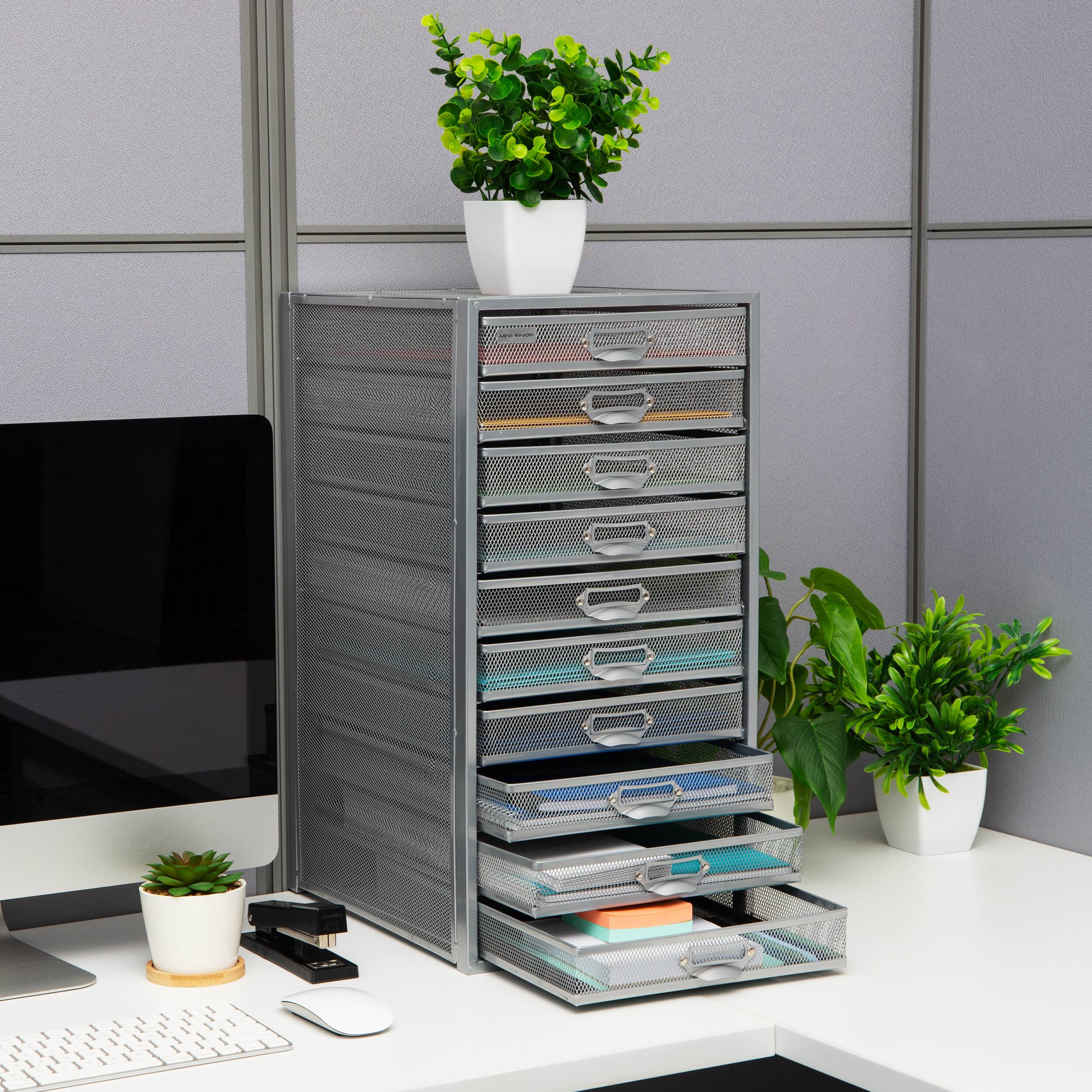 Mind Reader File Storage Drawers, Desk Organizer, Multi Purpose, Crafts ...
