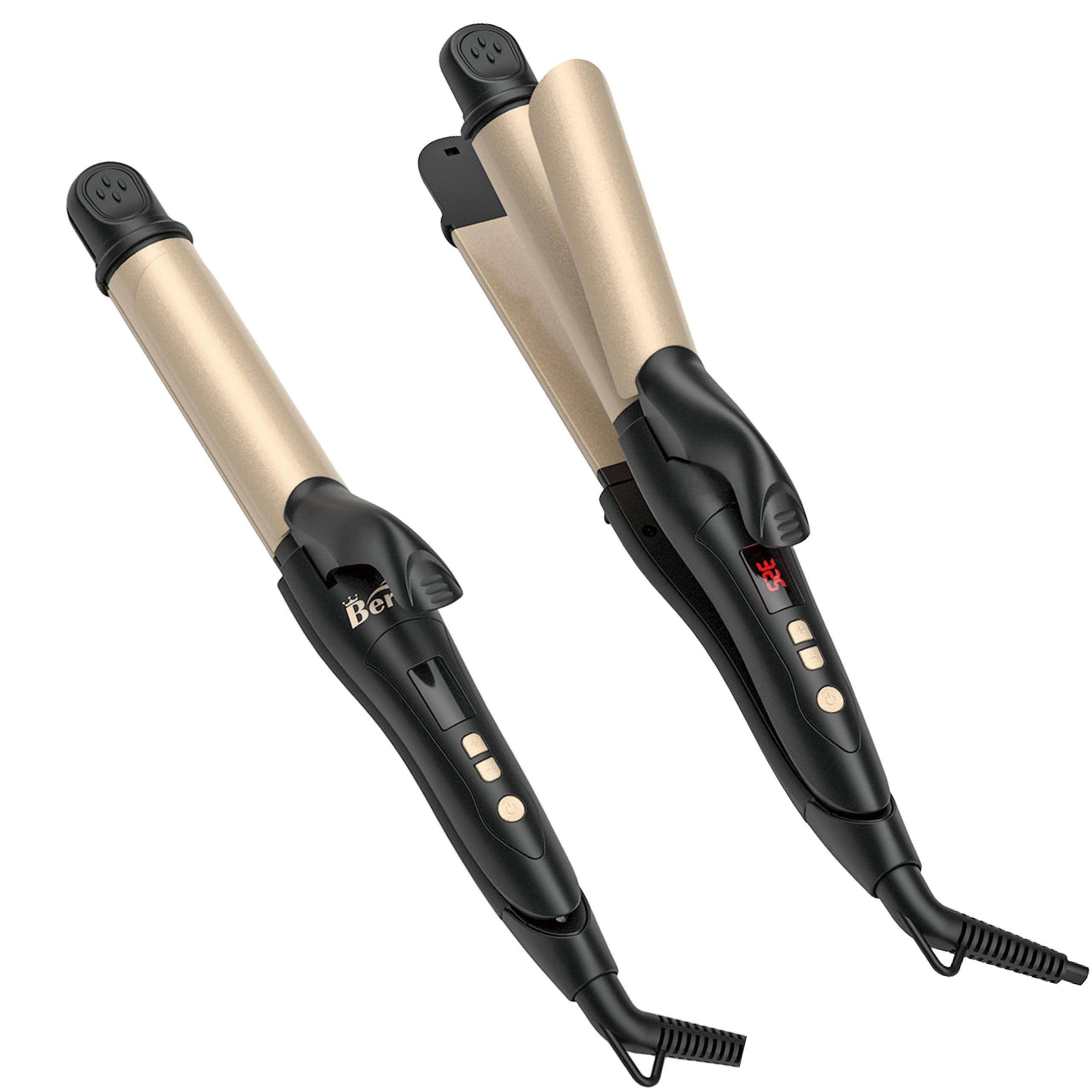 PO3TICJUNKI3 2 Hair Straightener And Curler Flat Iron Curling Wand 1 2 ...