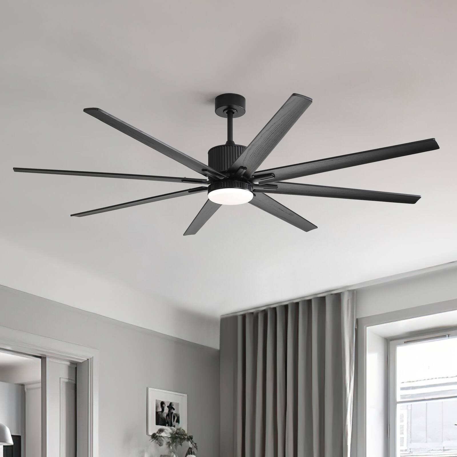 Sofucor Large Smart Ceiling Fan w/ Lights & Remote APP Alexa Control ...