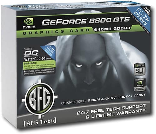 Best Buy: BFG GeForce 8800 GTS OC Graphics Card BFGR88640GTSOCWCE