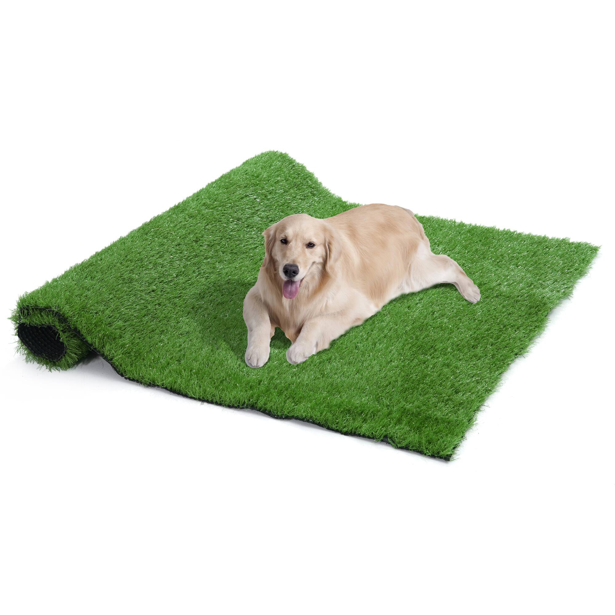 Famapy Artificial Grass Turf Rug, Indoor Outdoor Fake Lawn Mat for ...