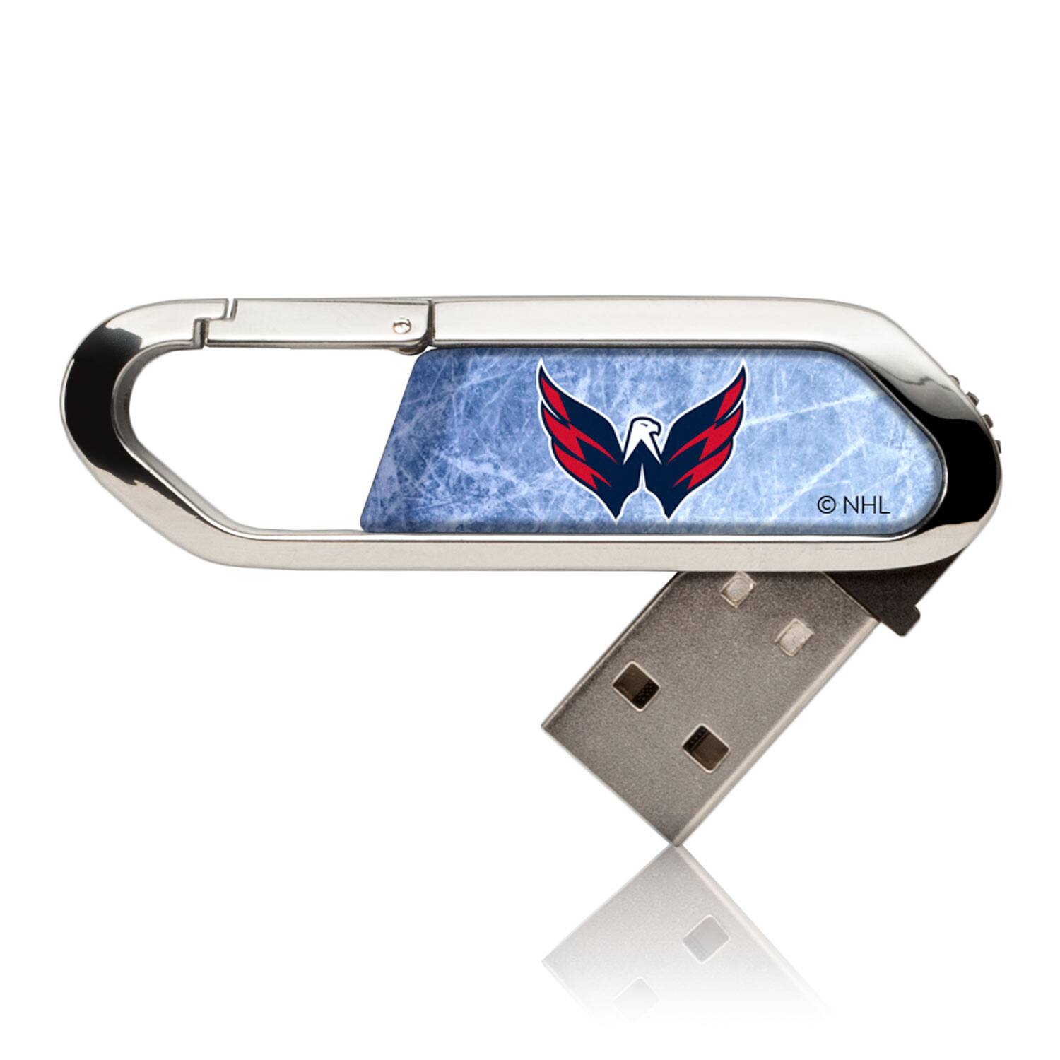Keyscaper Washington Capitals Ice Flood Clip USB Flash Drive 16 GB USB ...