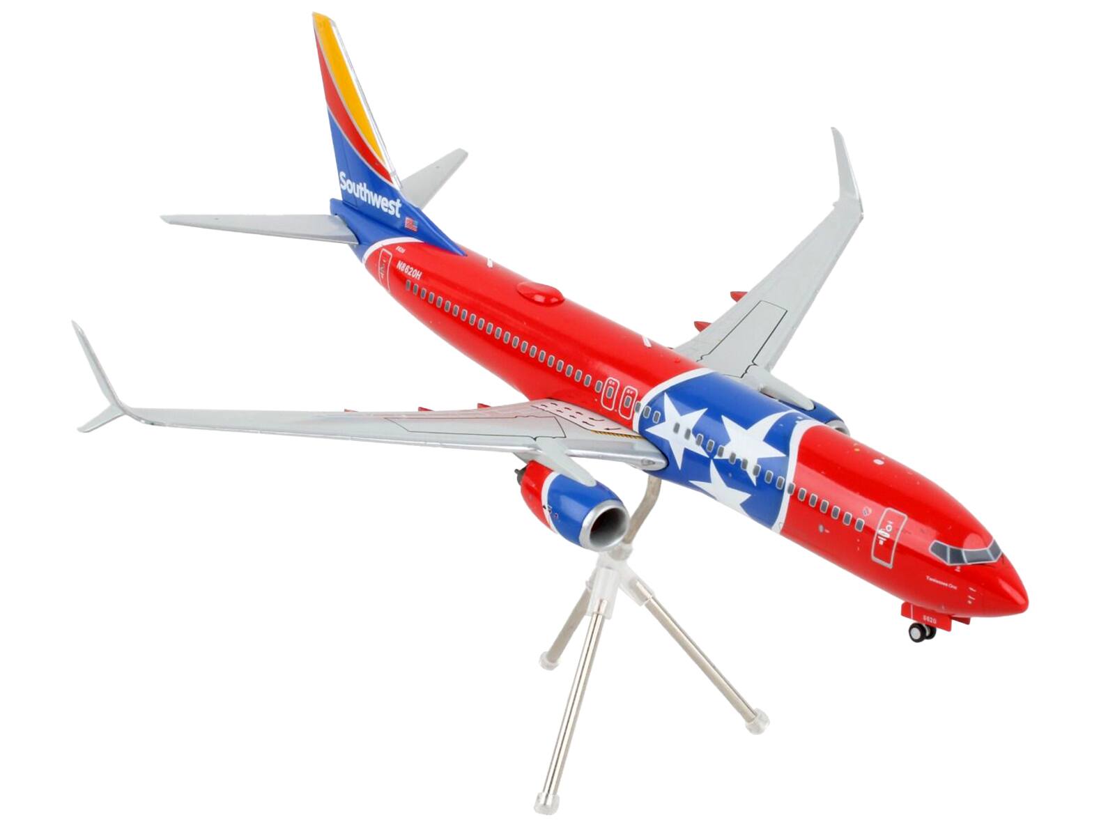 GeminiJets Boeing 737 800 Commercial Aircraft Southwest Airlines Tennessee One Tennessee Flag ...