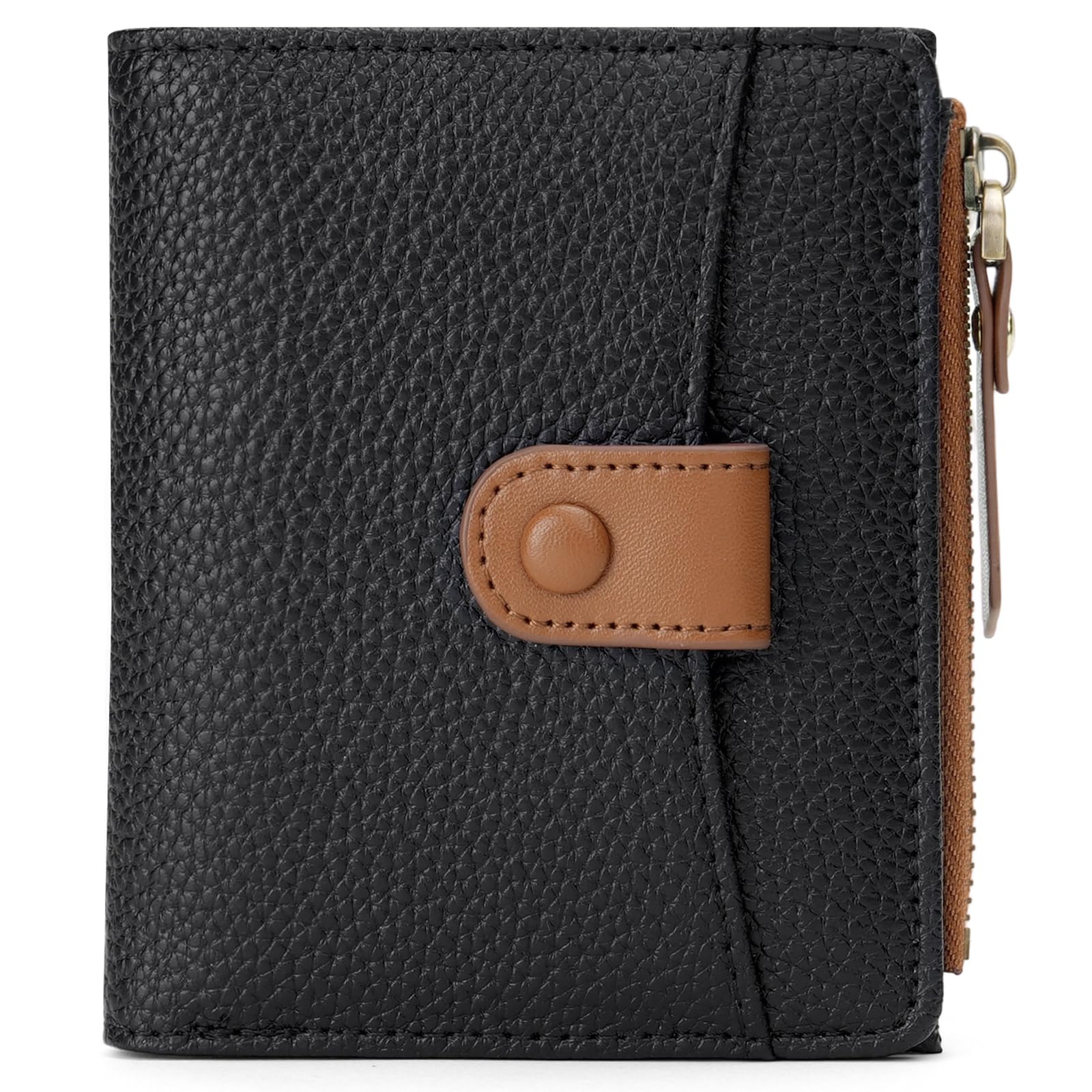 Jadie Link Small Wallets Women Bifold Rfid Blocking Leather Card Holder ...
