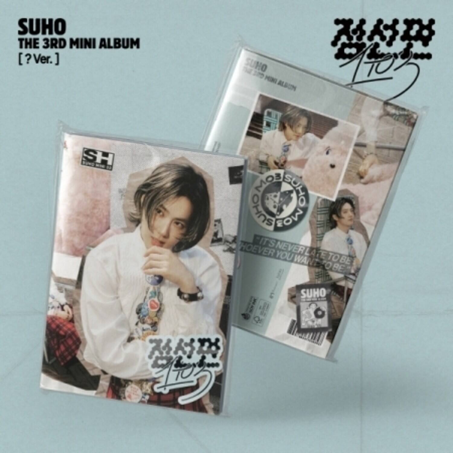 Suho 1 To 3 ? Version inc. Photobook, 3 Stickers, Postcard, Folded ...