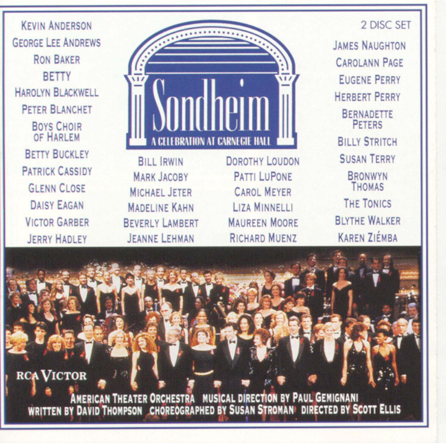 Sondheim / Various Gala at Carnegie Hall COMPACT DISCS [CD] - Best Buy