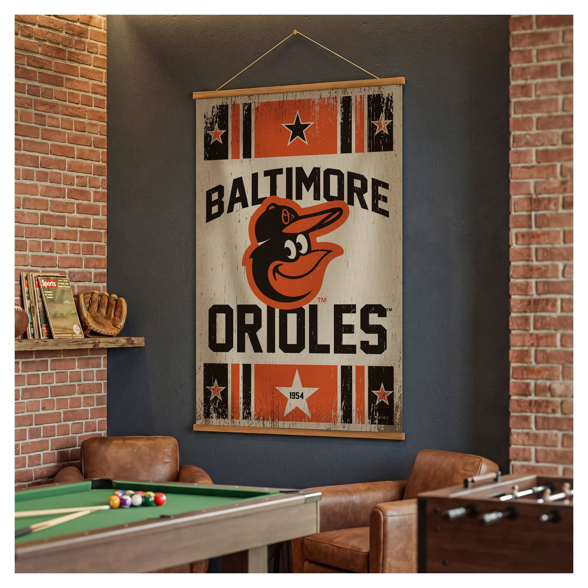 Evergreen Enterprises Baltimore Orioles 36" x 54" Large Canvas Wall Art ...