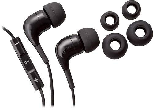 Best Buy: Rocketfish™ Earbud Headphones Black RF-EB0314-BK