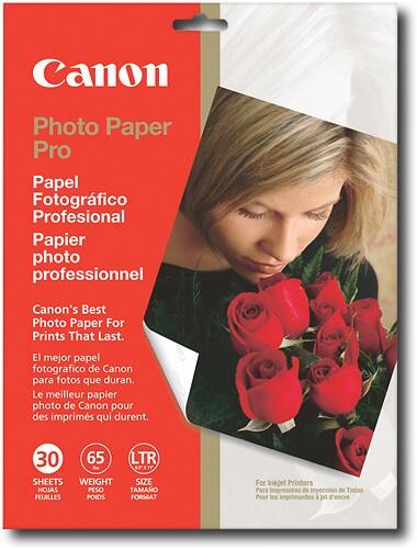 Best Buy: Canon 30-Pack 8.5" x 11" Super High Gloss Photo Paper Pro ...