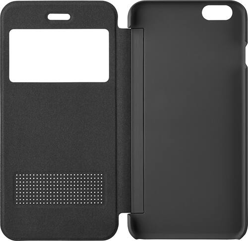 Best Buy: Platinum™ Flip Case for Apple® iPhone® 6 Plus Black PT-A65LF2B