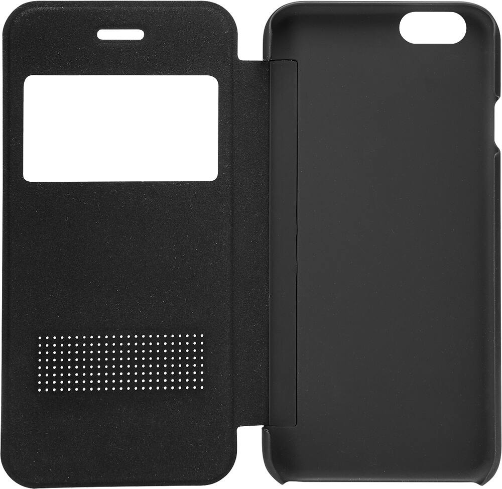 Best Buy: Platinum™ Flip Case for Apple® iPhone® 6 Black PT-A64LF2B