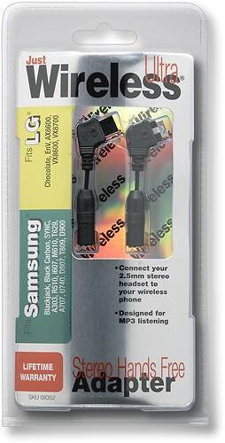 Best Buy: Just Wireless Stereo Headset Adapters for Select Samsung and ...