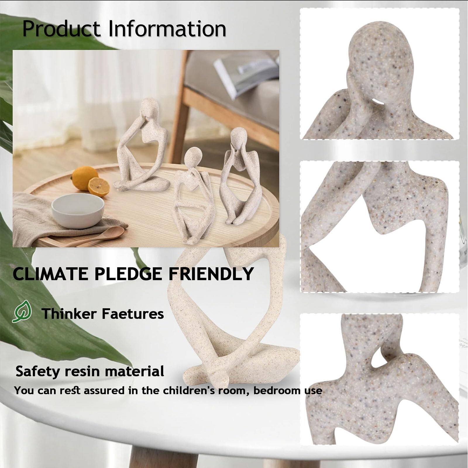 ThinkLink Electronic Desktop Thinker Statue Decor Ornament Modern ...