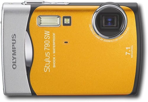 Best Buy: Olympus Stylus 7.1MP Digital Camera Orange 790 SW