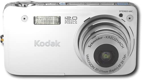 Best Buy: Kodak EasyShare 12.4MP Digital Camera White V1253
