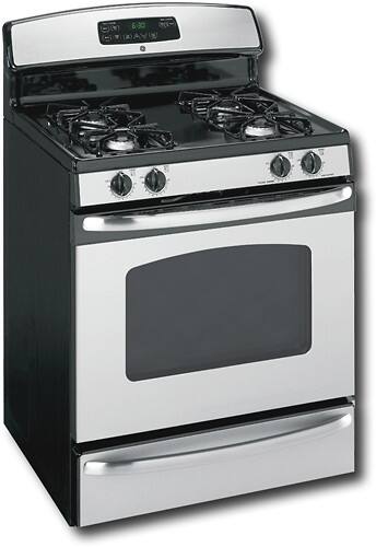 Best Buy: GE 30" Self-Cleaning Freestanding Gas Range Stainless-Steel ...