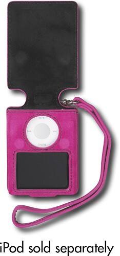 Best Buy: Init® Suede Leather Case for 3rd-Generation Apple iPod nano ...