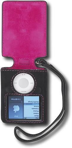 Best Buy: Init® Suede Leather Case for 3rd-Generation Apple iPod nano ...