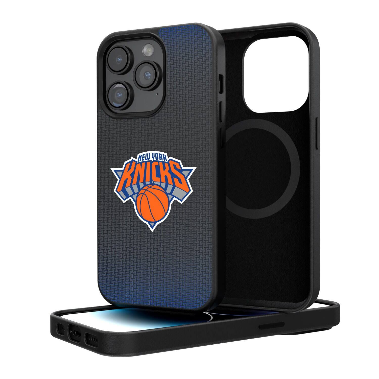 Keyscaper NBA New York Knicks Linen Logo iPhone Magnetic Bump Case 15 ...