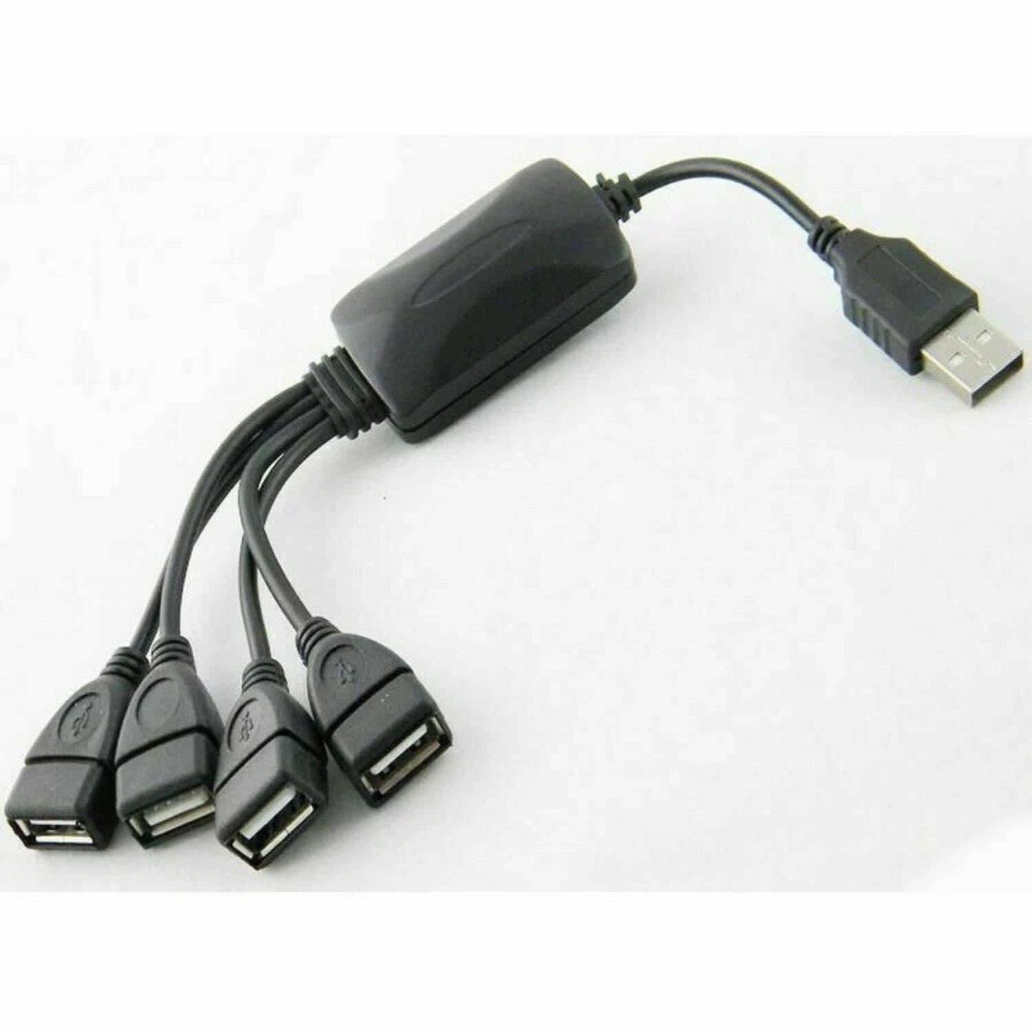 Home Collection 4 Port USB 2.0 High Speed Hub Octopus Splitter – 480 ...