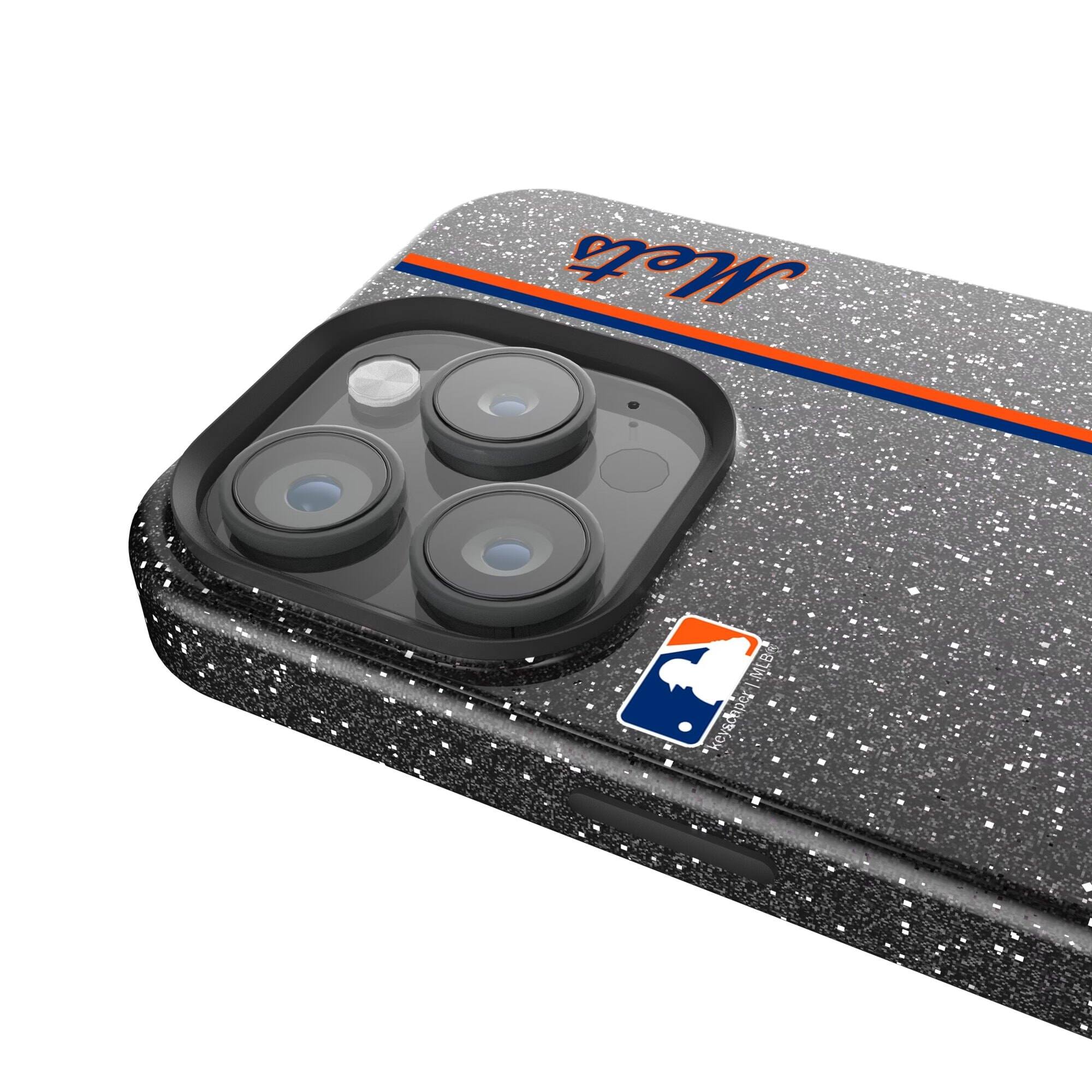 Keyscaper MLB New York Mets iPhone Bling Case 15 Black 202263837 - Best Buy