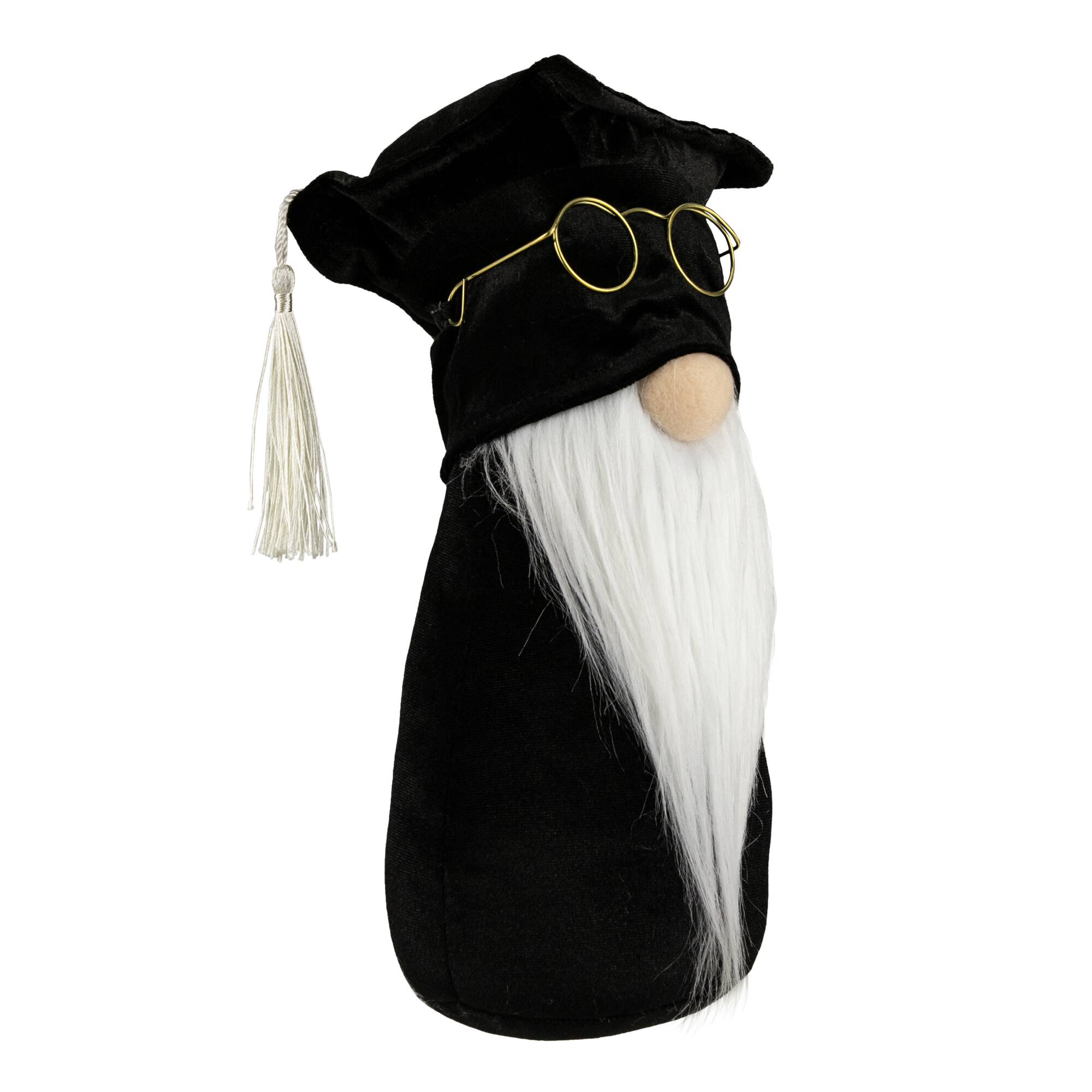 Northlight 10.5" Graduation Day Boy Gnome Cap and Gown Black 35118116 ...