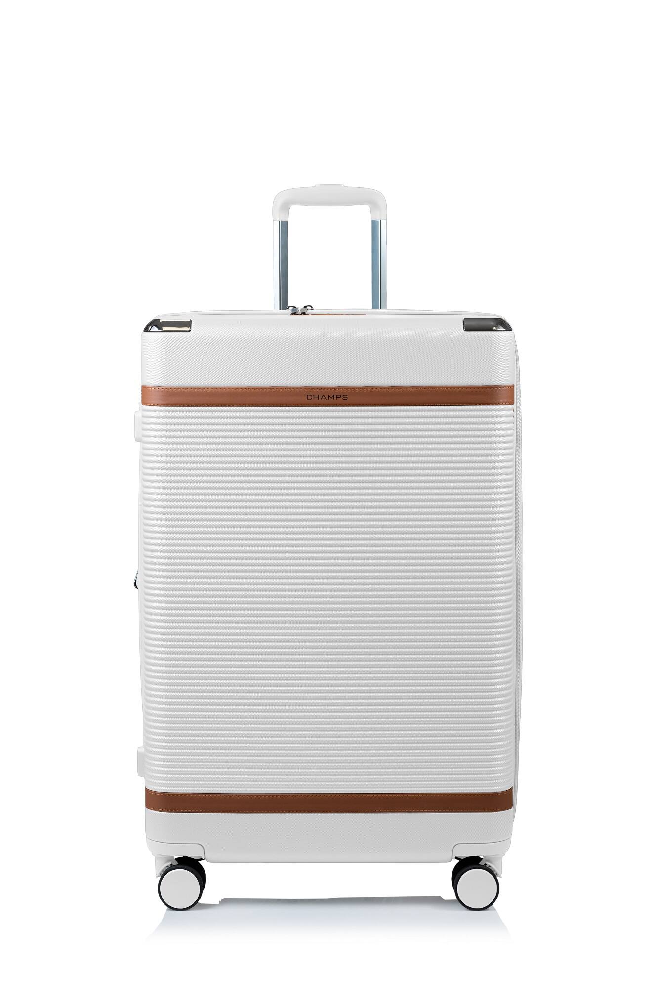 Champs Vintage III 3 Piece Hardside Luggage Set Ivory S1033-Ivory ...