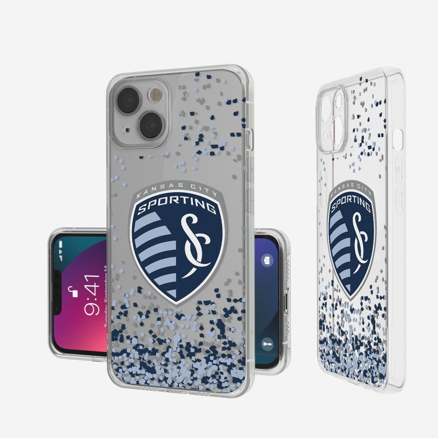 Keyscaper MLS Sporting Kansas City iPhone Confetti Design Clear Case 14 ...