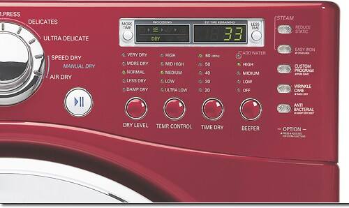 Best Buy: LG SteamDryer 7.3 Cu. Ft. 9-Cycle Extra-Large Capacity ...