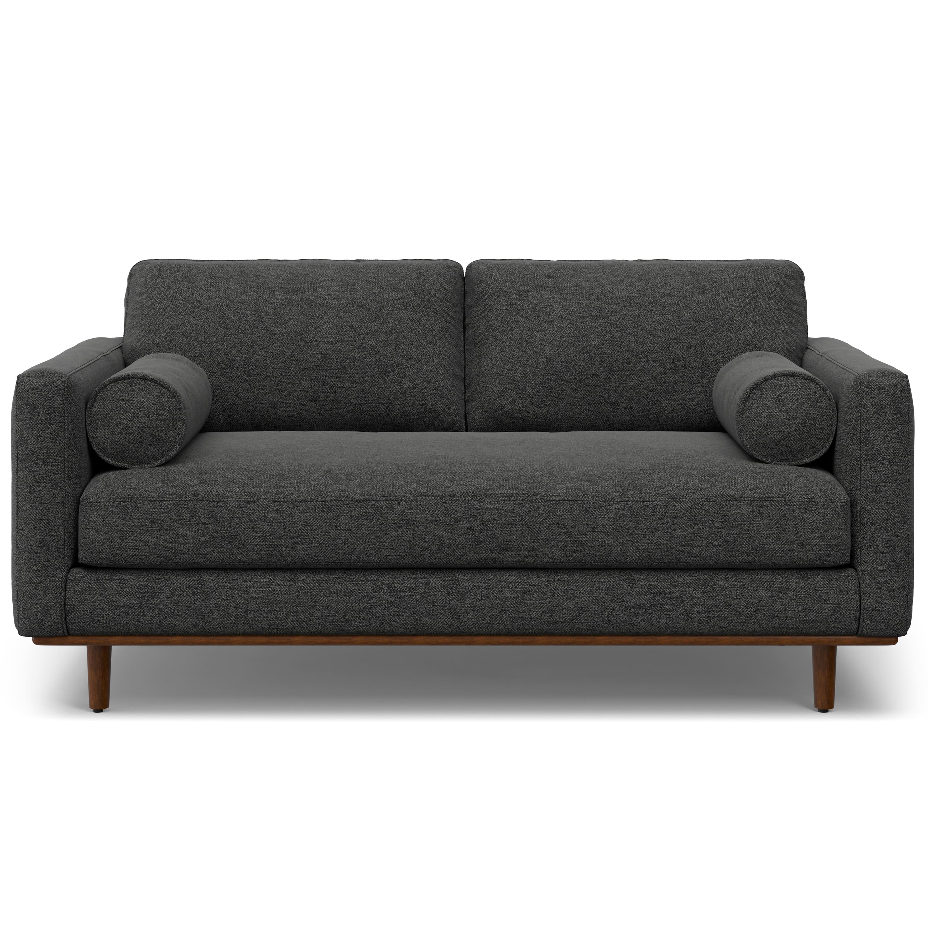 Simpli Home Morrison 72 inch Wide Mid-Century Modern Loveseat in ...
