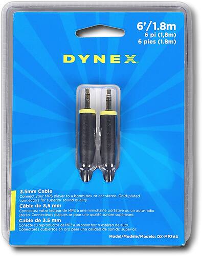 Questions and Answers: Dynex™ 6' 3.5mm Stereo Extension Cable Multi DX ...
