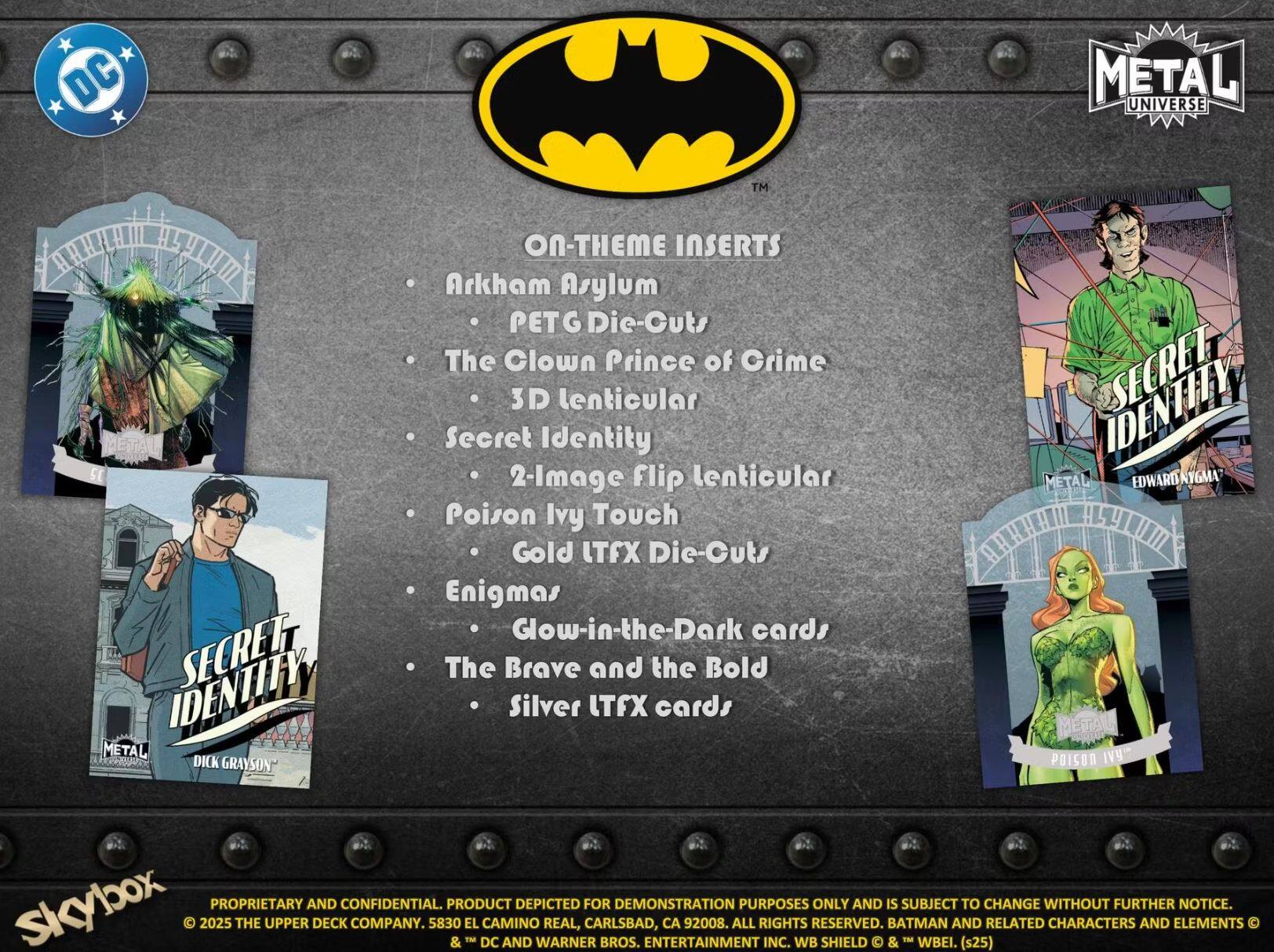 2025 Upper Deck Batman Skybox Metal Universe Hobby Box - Best Buy