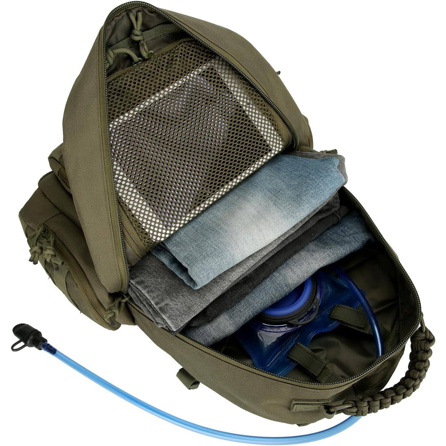 Live At Space 30L Backpack for Men 3 day Assault Pack Molle Hiking ...