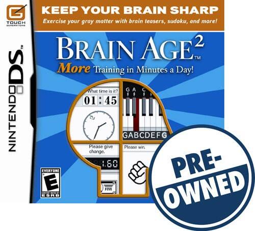 Pre Owned Brain Age 2: More Training in Minutes a Day Nintendo DS ...