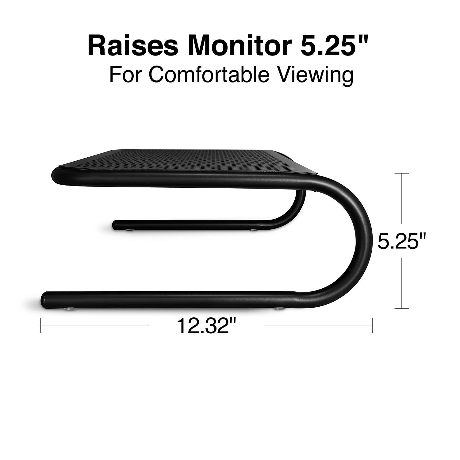 Staples TECH Monitor Stand, Up to 46" Monitor, (20136/23961) Black ...
