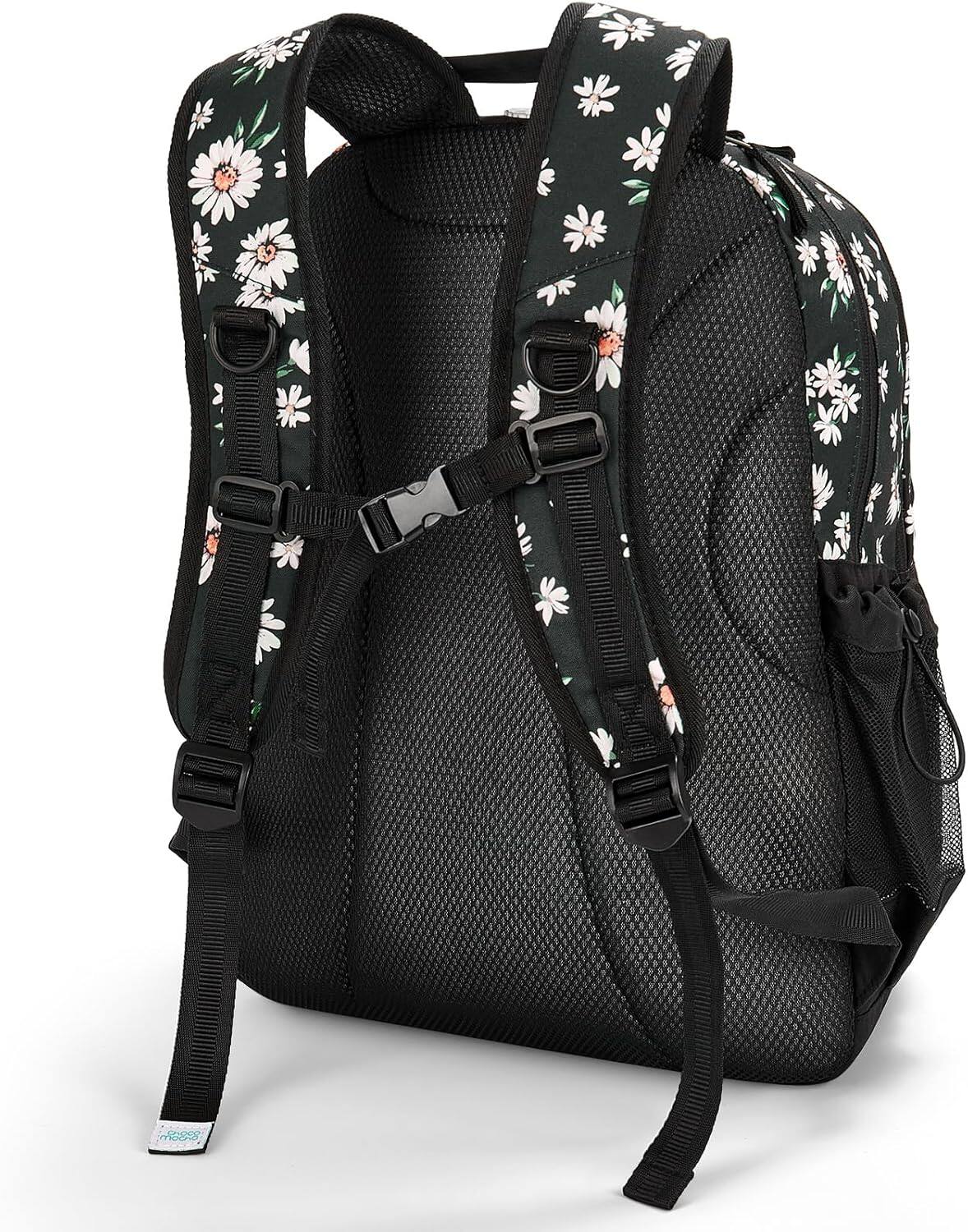 Live At Space Choco Mocha Daisy Backpack Girls, Travel School Girls ...