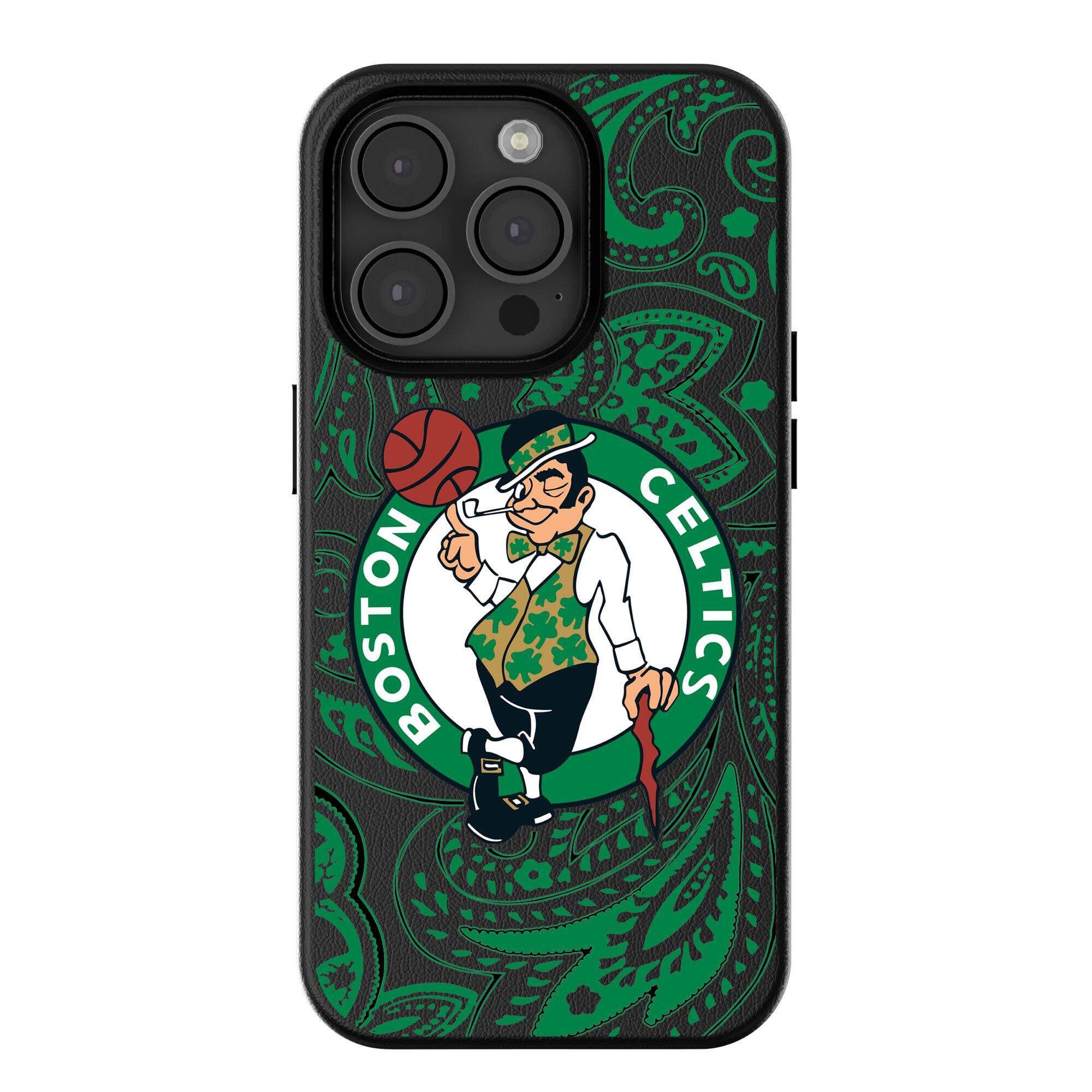 Keyscaper NBA Boston Celtics Paisley iPhone Magnetic Bump Case 15 Plus ...