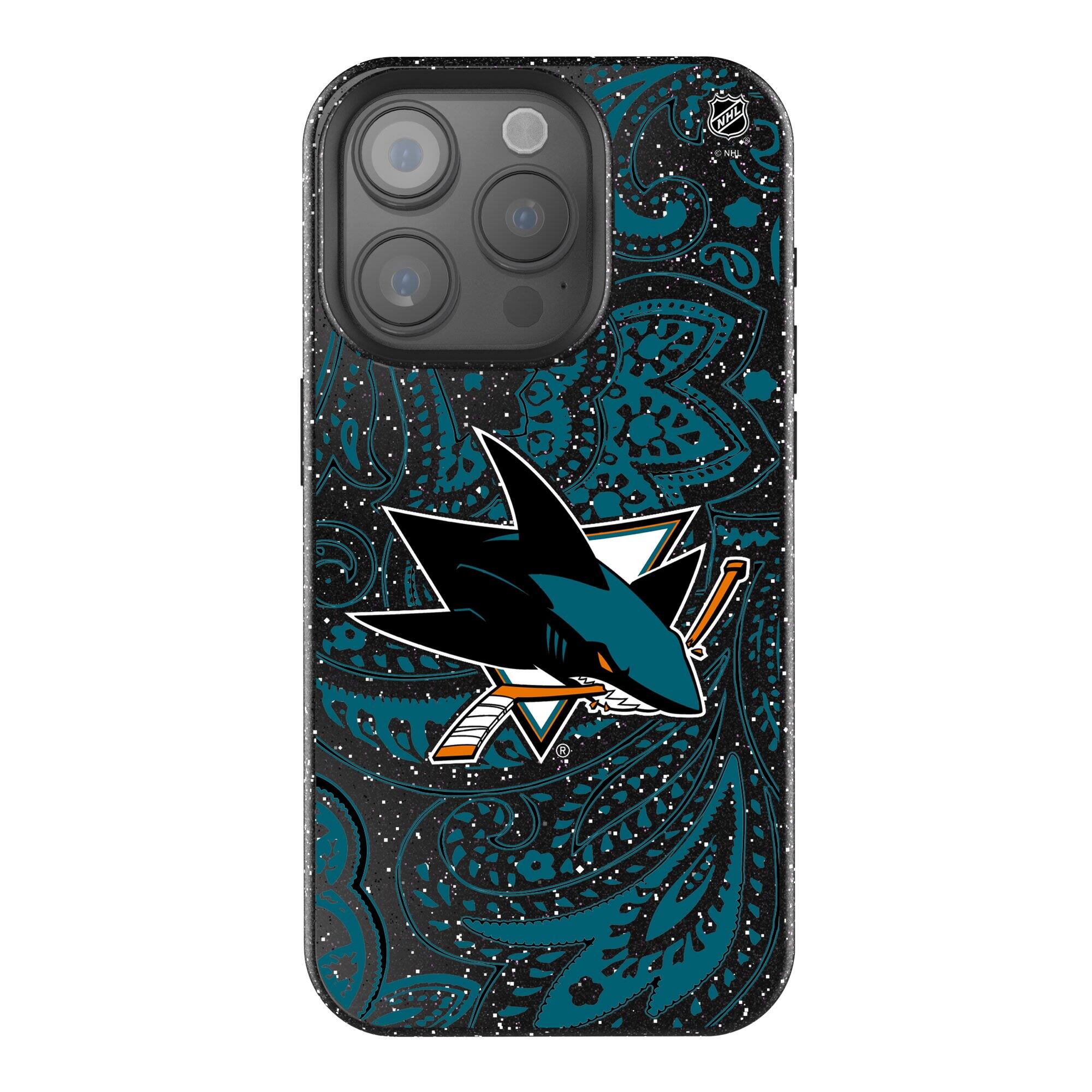 Keyscaper NHL San Jose Sharks Paisley Bling iPhone Case 14 Pro Max ...