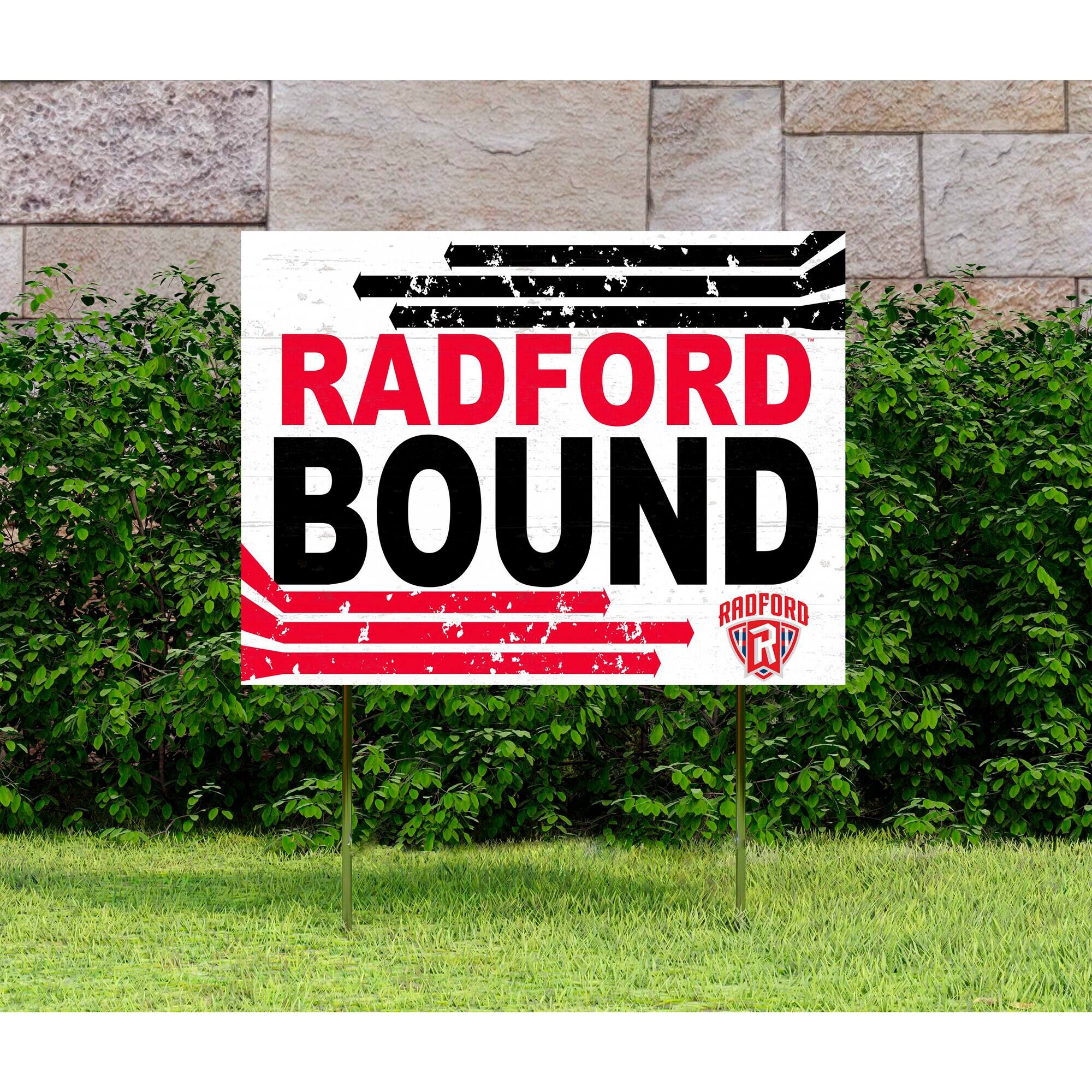 Jardine Radford Highlanders 18" x 24" Bound Yard Sign White 200047549 ...