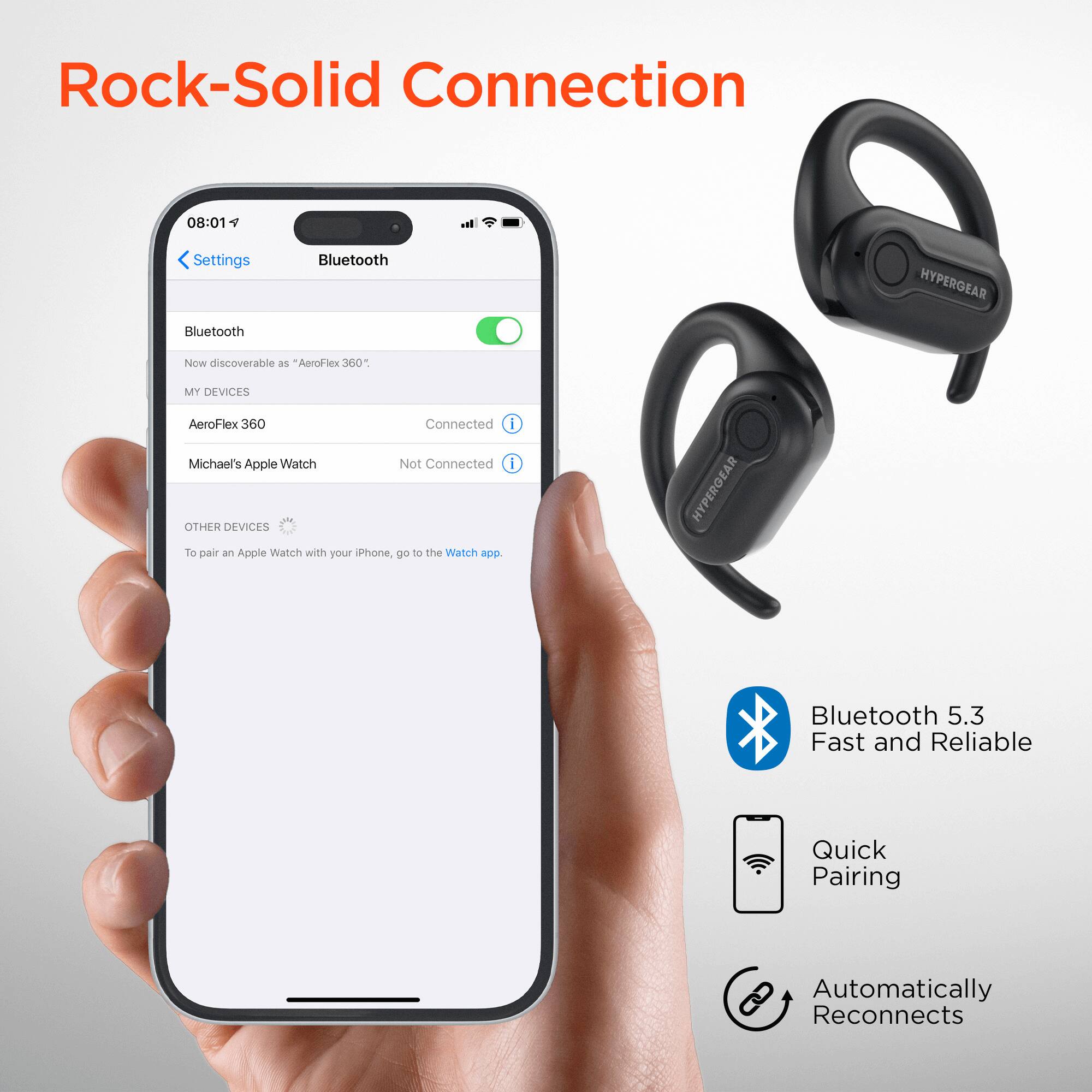 HyperGear AeroFlex 360 Open Ear True Wireless Earbuds 16032 - Best Buy