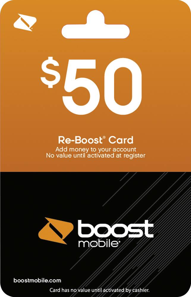 Boost Mobile $50 Re Boost Prepaid Phone Card Multi BOOST MOBILE ...