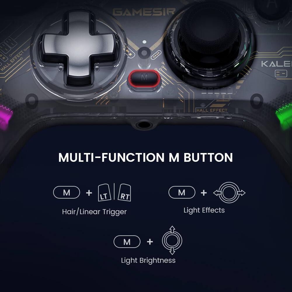 GameSir Kaleid Wired Xbox Controller with Hall Effect Joystick for Xbox ...