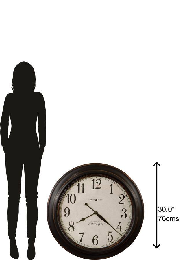 Howard Miller 625648 Ashby Wall Clock Beige 625648 - Best Buy